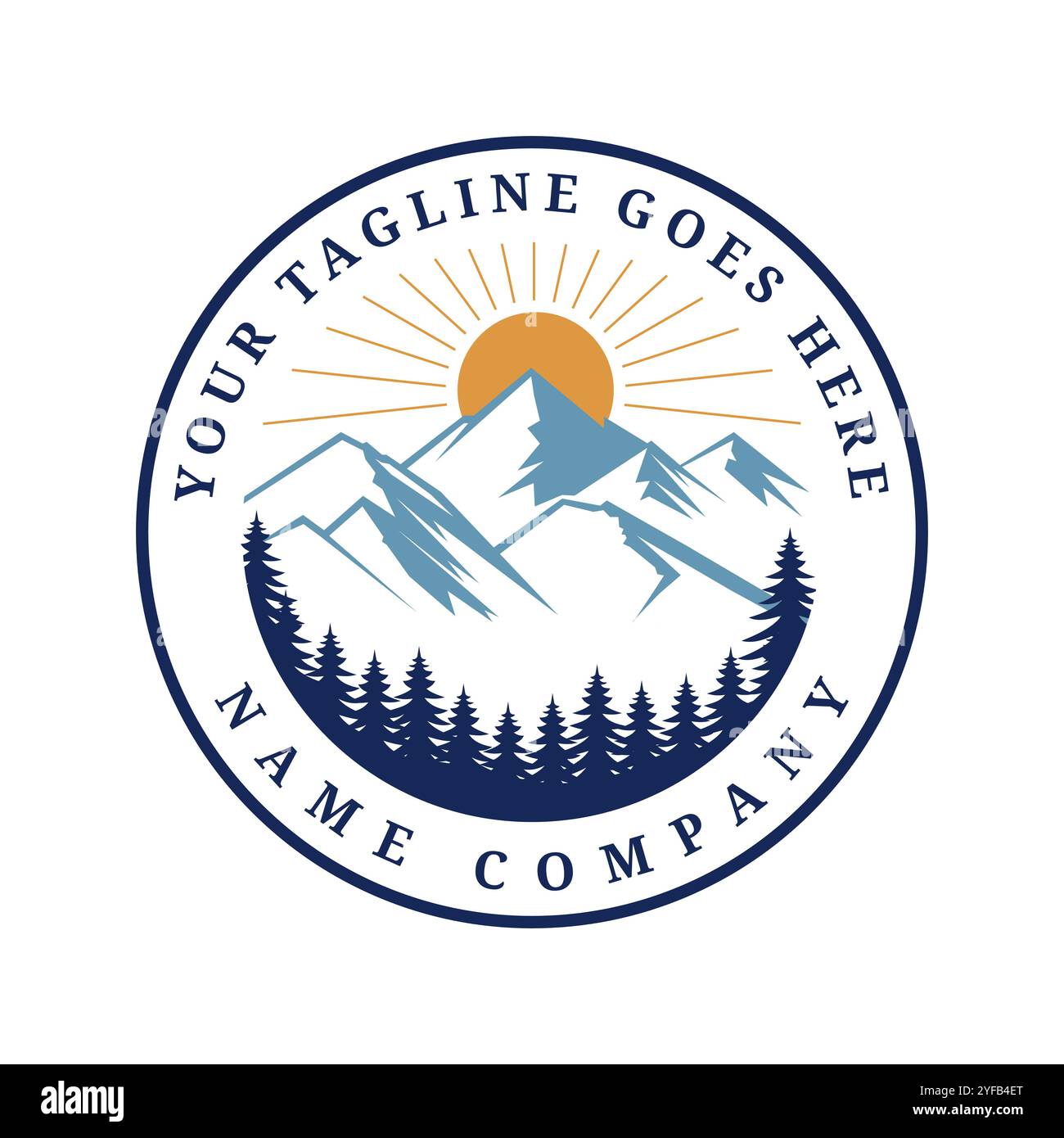 Sunrise Vector Logo Sun Rise Free Stock Vectors