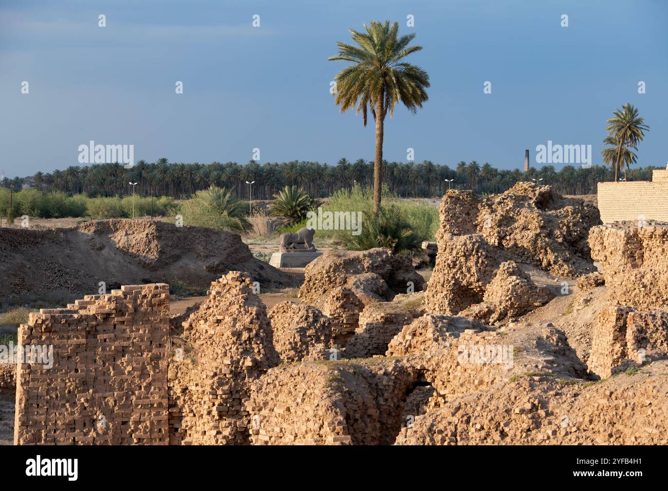 The Ruins of Babylon - Iraq Stock Photo - Alamy