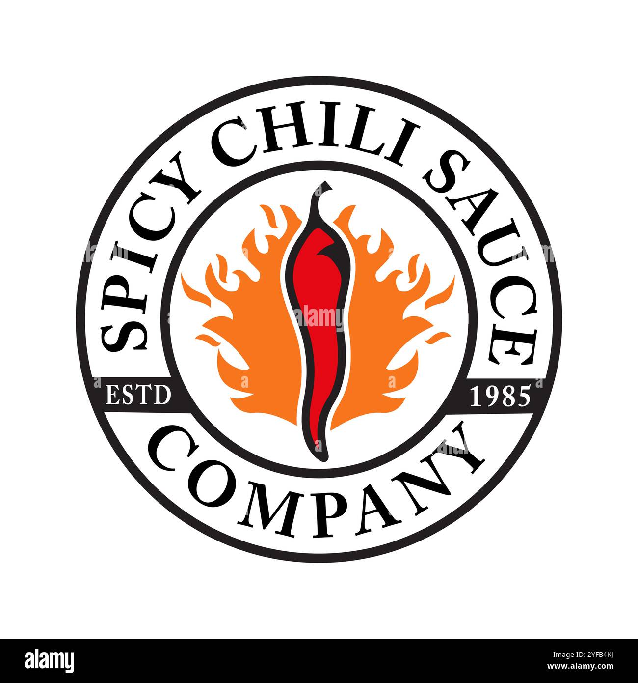 Dynamic fire logo hi-res stock photography and images - Alamy