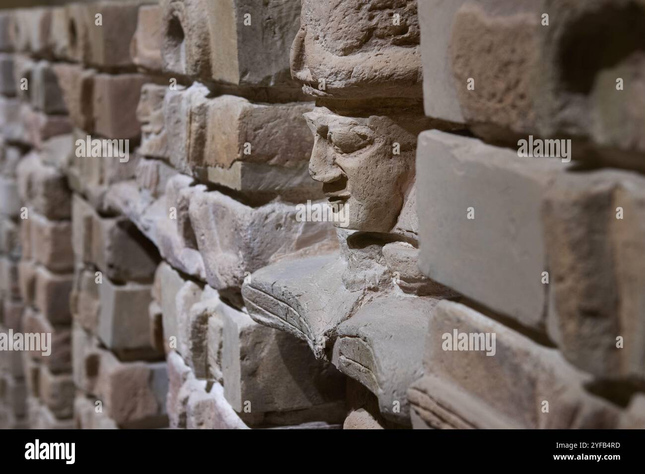 Relief on the front of the Inanna temple of Karaindash from Uruk. Mid ...