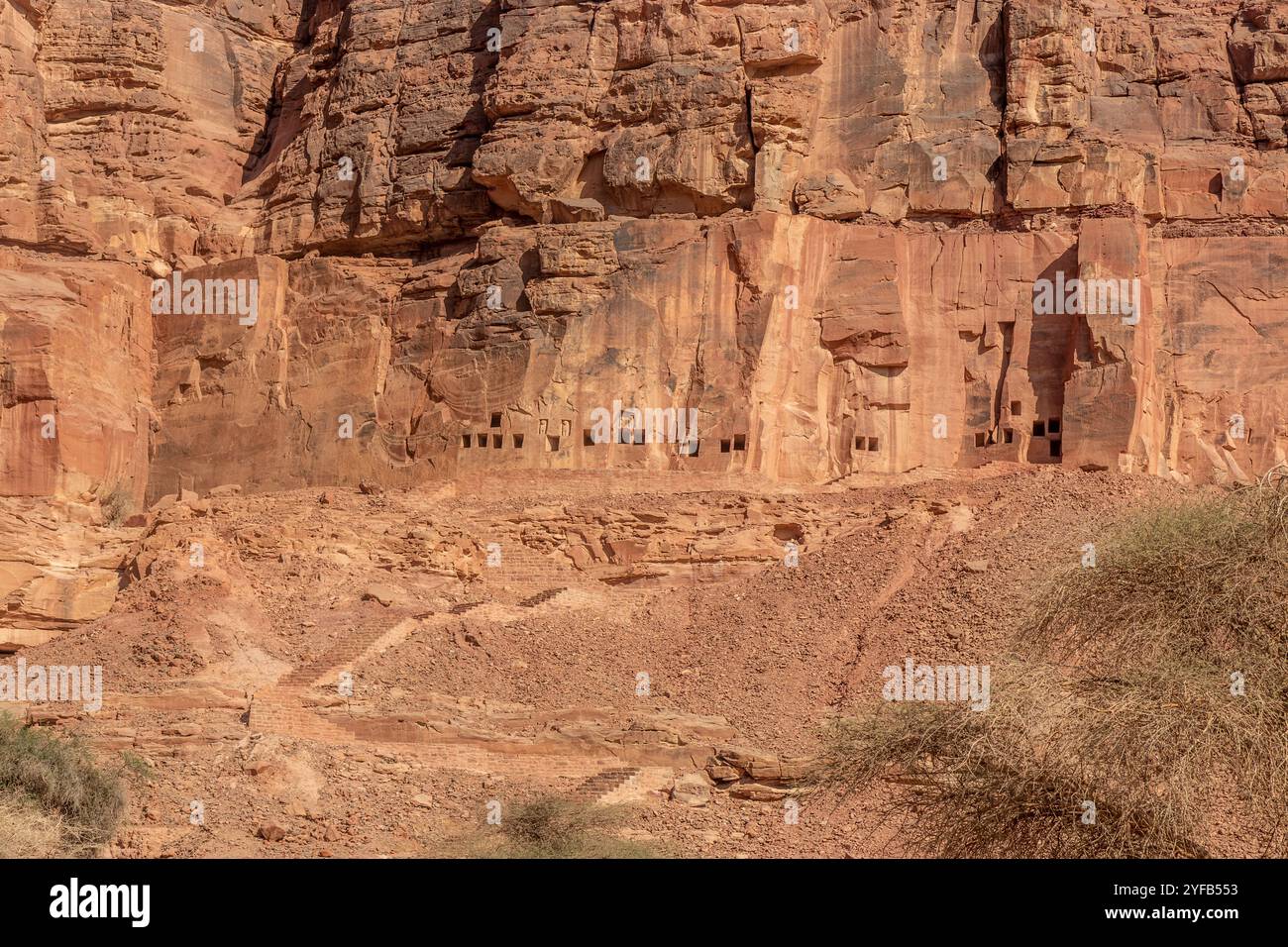 Tombs of Dadan site in Al Ula, Saudi Arabia Stock Photo - Alamy