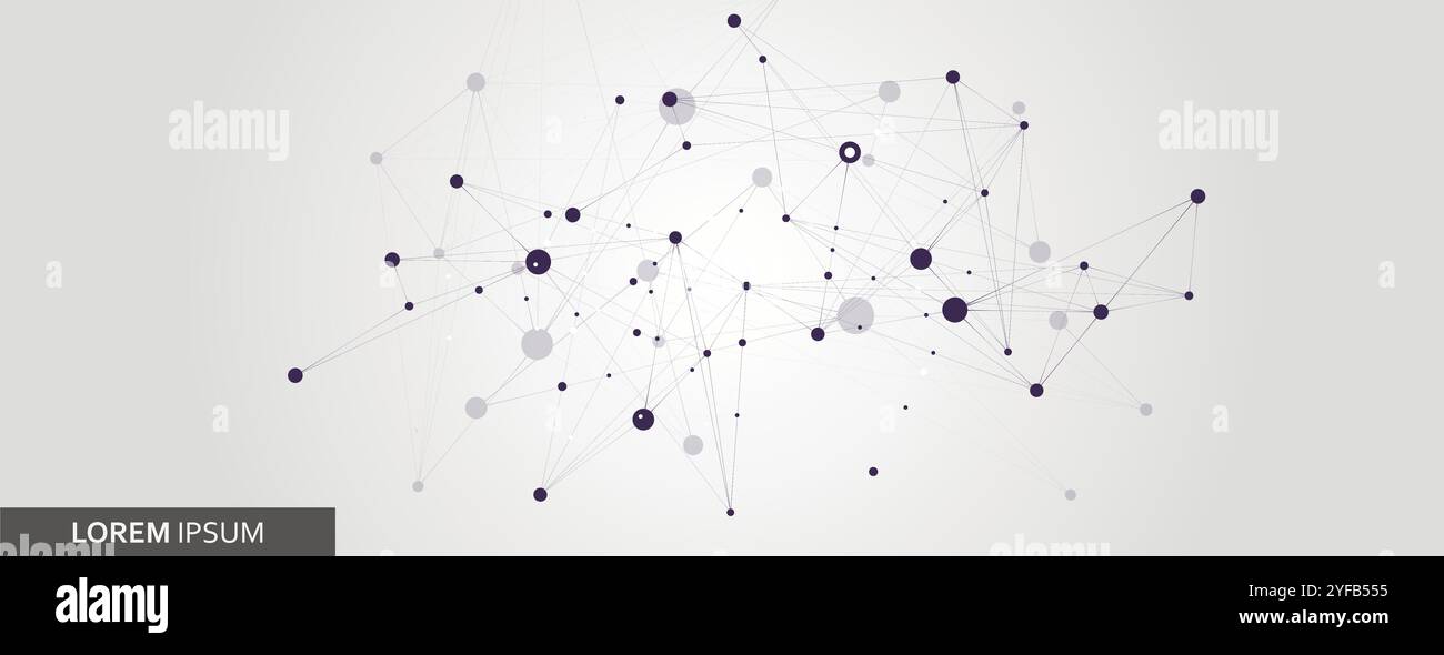 Molecule background. Vector banner design template Stock Vector Image ...