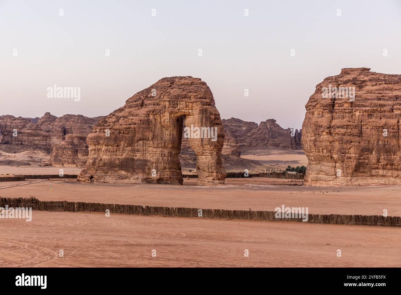 Jabal Al-Fil (Elephant Rock) rock formation near Al Ula, Saudi Arabia ...