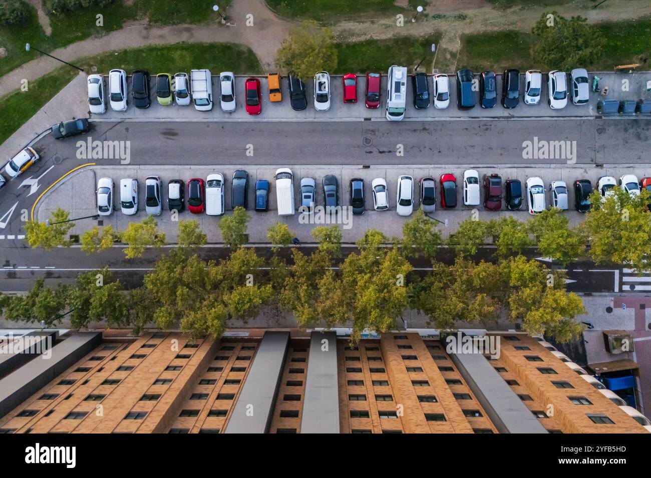 Overhead view city public park hi-res stock photography and images - Alamy