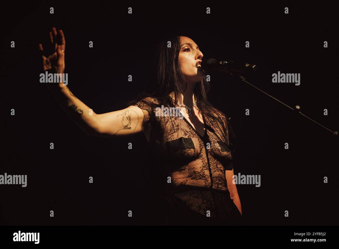 Copenhagen, Denmark. 02nd, November 2024. The Danish-Faroese singer ... Copenhagen, Denmark. 02nd, November 2024. The Danish-Faroese singer ...
