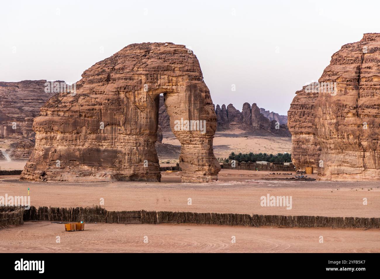 Jabal Al-Fil (Elephant Rock) rock formation near Al Ula, Saudi Arabia ...
