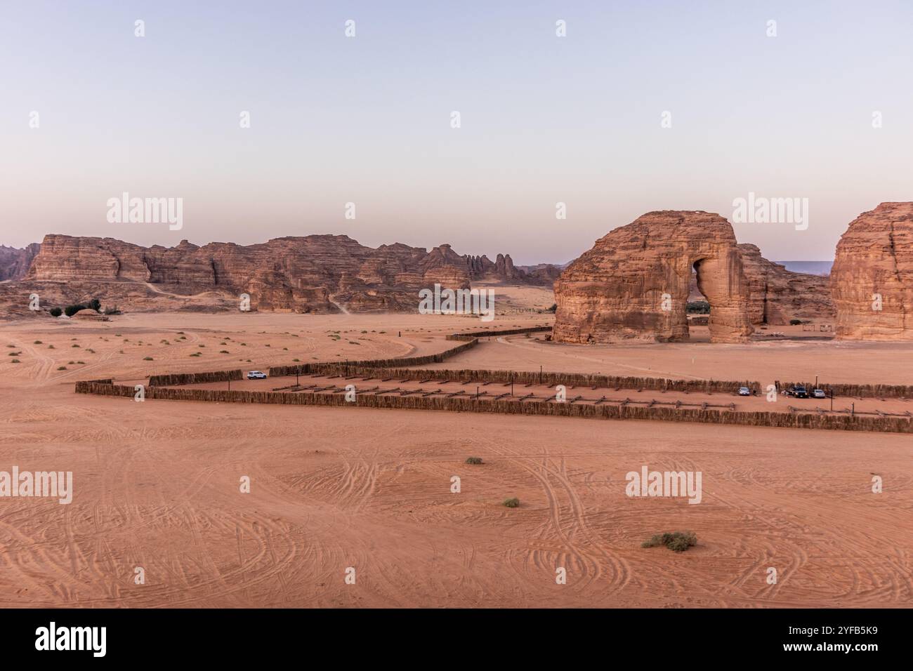 Jabal Al-Fil (Elephant Rock) rock formation near Al Ula, Saudi Arabia ...