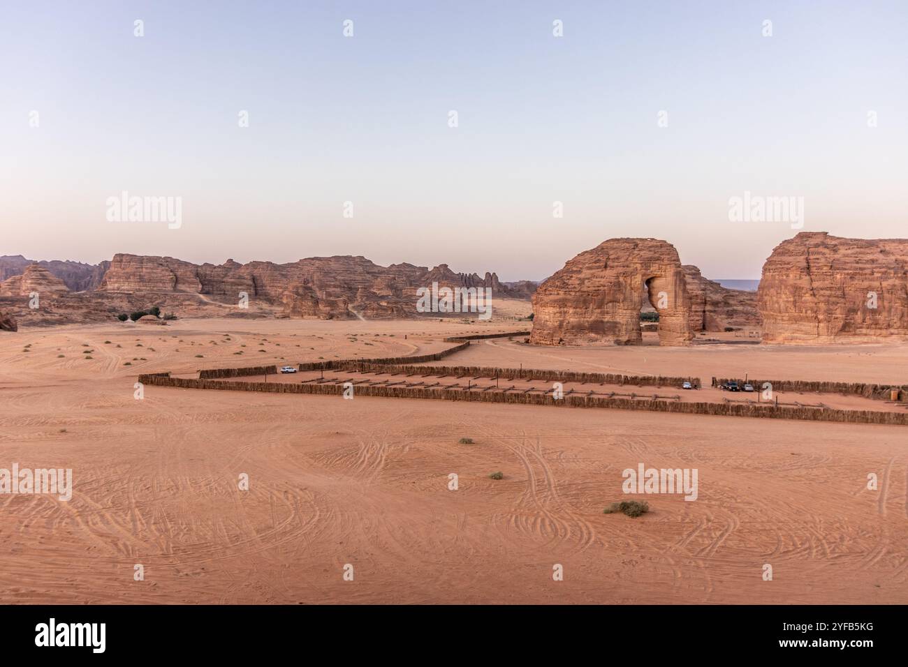 Jabal Al-Fil (Elephant Rock) rock formation near Al Ula, Saudi Arabia ...