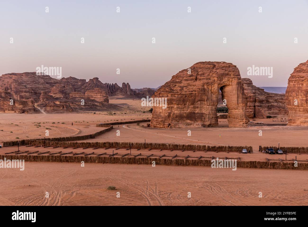 Jabal Al-Fil (Elephant Rock) rock formation near Al Ula, Saudi Arabia ...