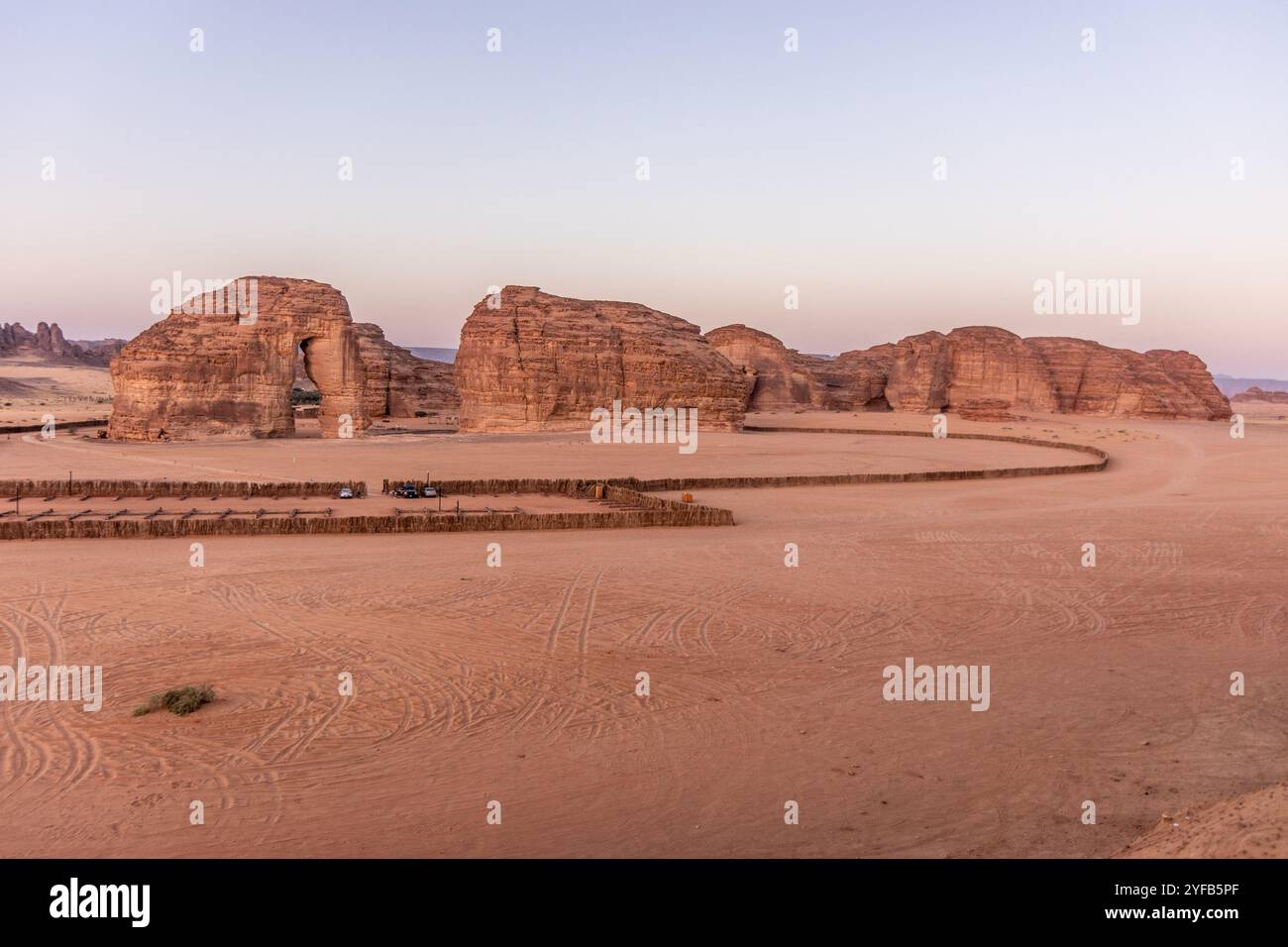 Jabal Al-Fil (Elephant Rock) rock formation near Al Ula, Saudi Arabia ...