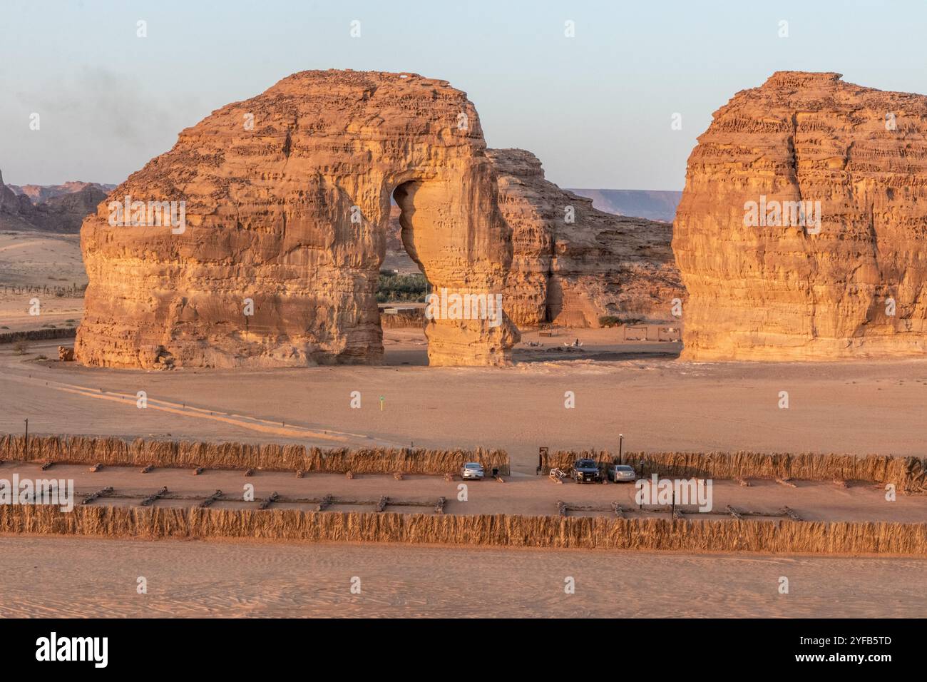 Jabal Al-Fil (Elephant Rock) rock formation near Al Ula, Saudi Arabia ...