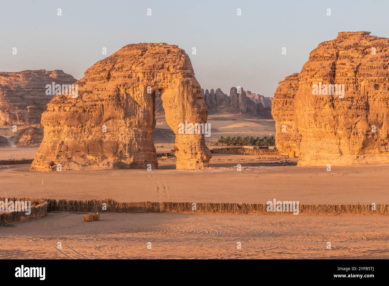 Jabal Al-Fil (Elephant Rock) rock formation near Al Ula, Saudi Arabia ...