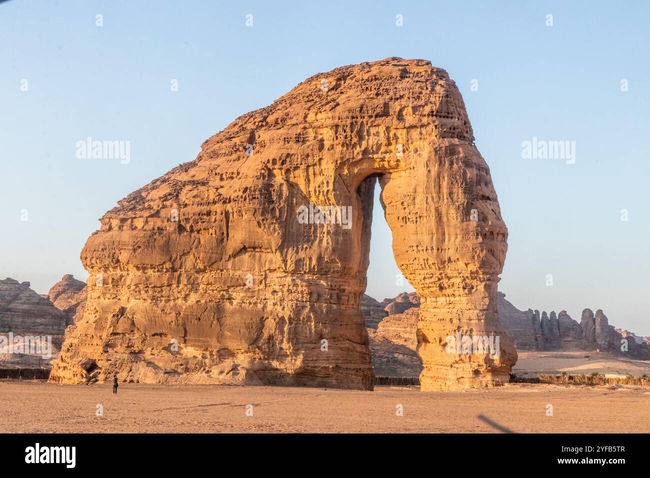 Jabal Al-Fil (Elephant Rock) rock formation near Al Ula, Saudi Arabia ...