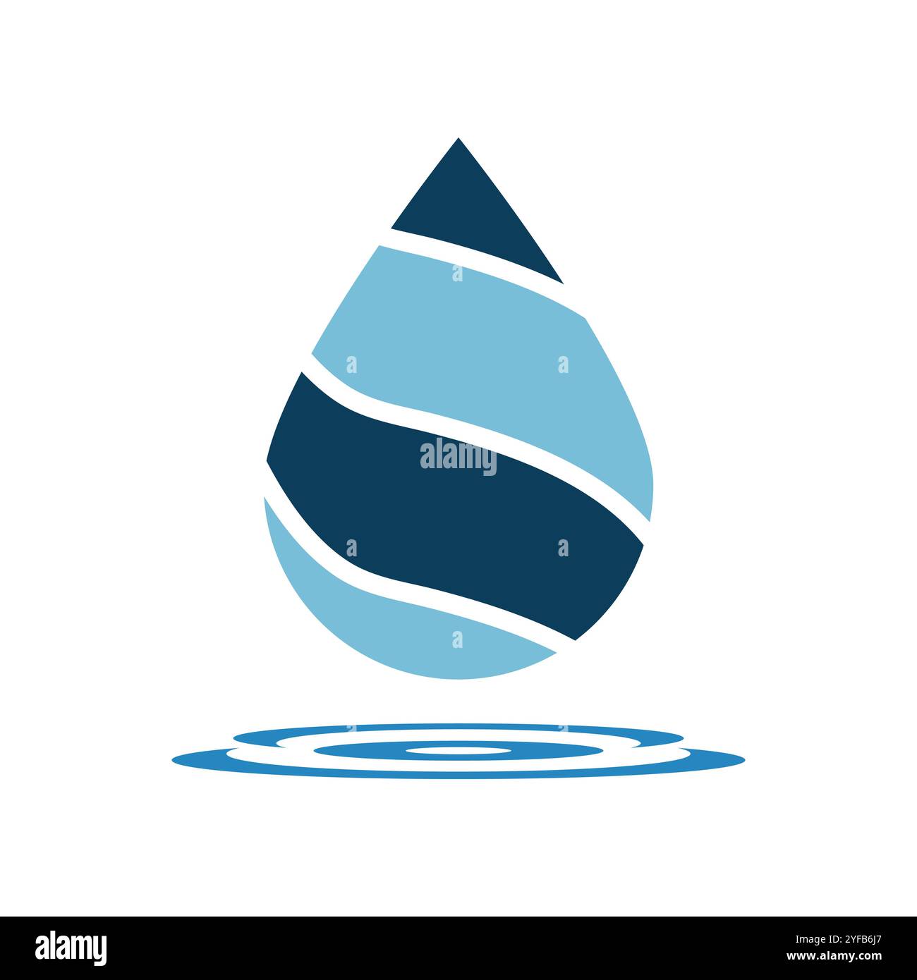 Clear rain water droplets Stock Vector Images - Alamy