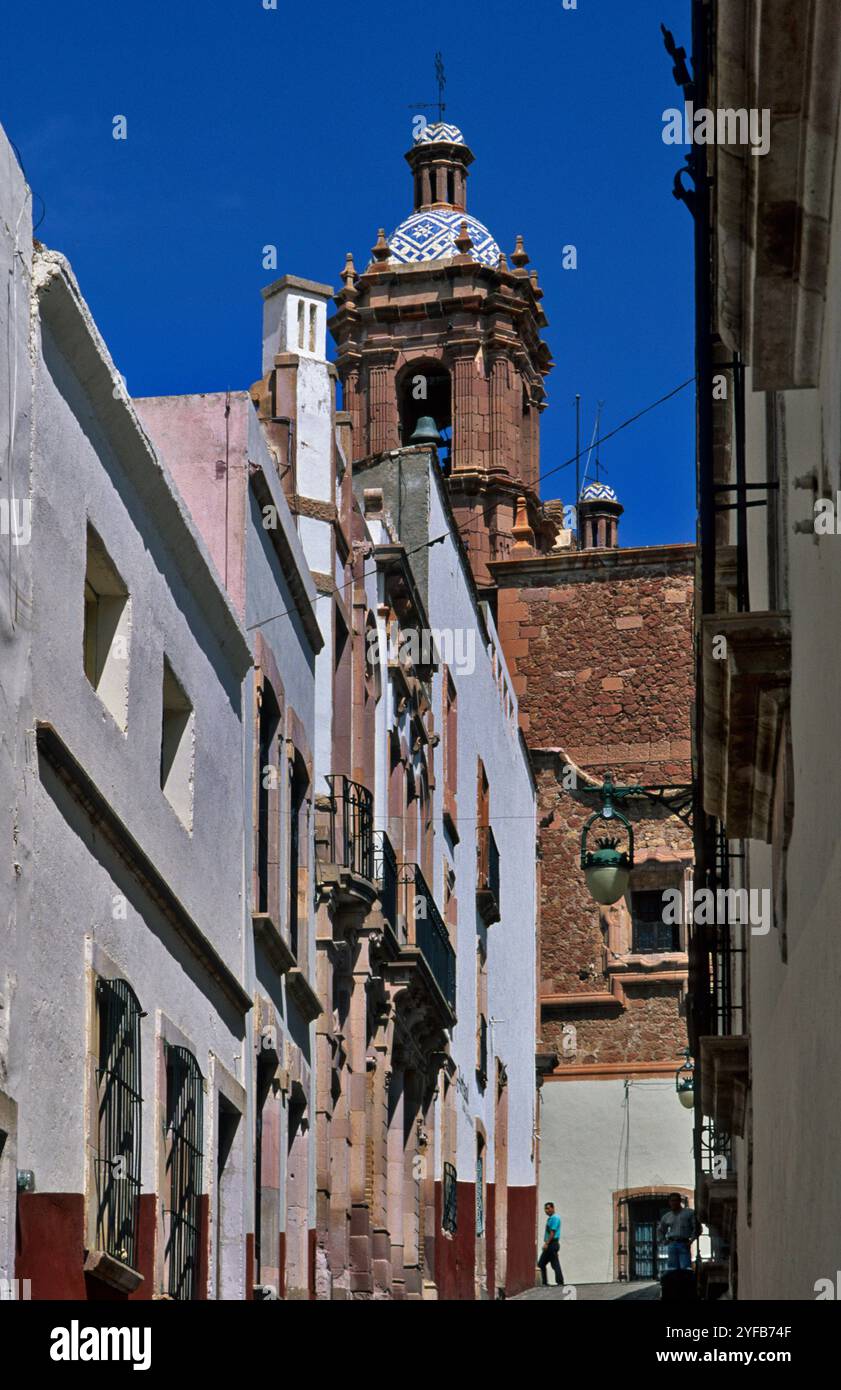 Temple of Santo Domingo, church tower, view from Callejon de Veyna ...