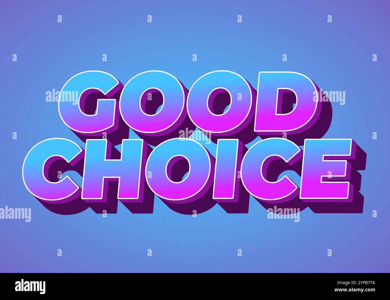 Good choice. Text effect design with bold fonts for social media ...