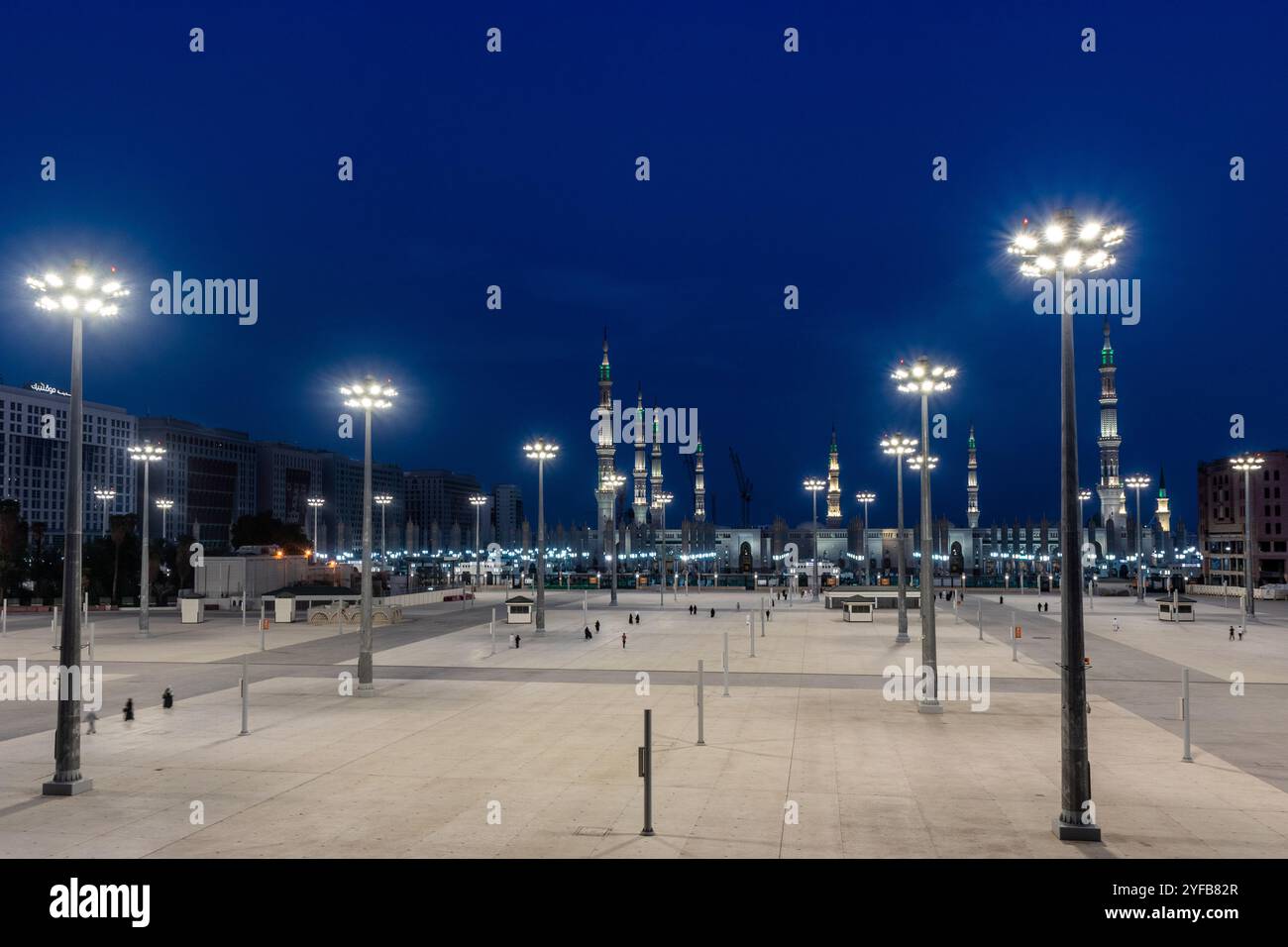 Prophet's mosque in Medina, Saudi Arabia Stock Photo - Alamy