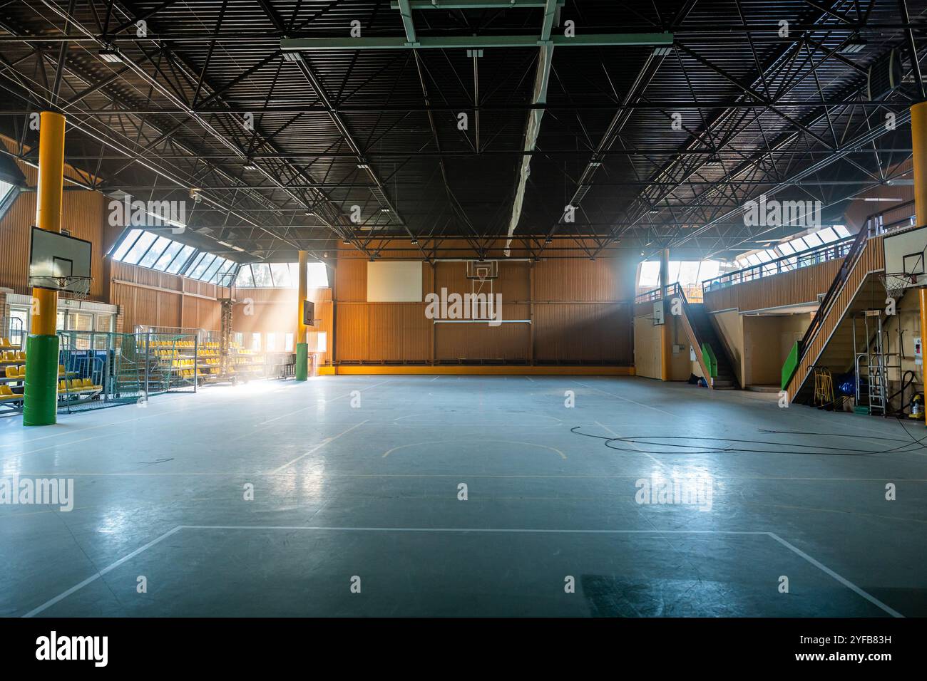 Indoor gym under construction hi-res stock photography and images - Alamy