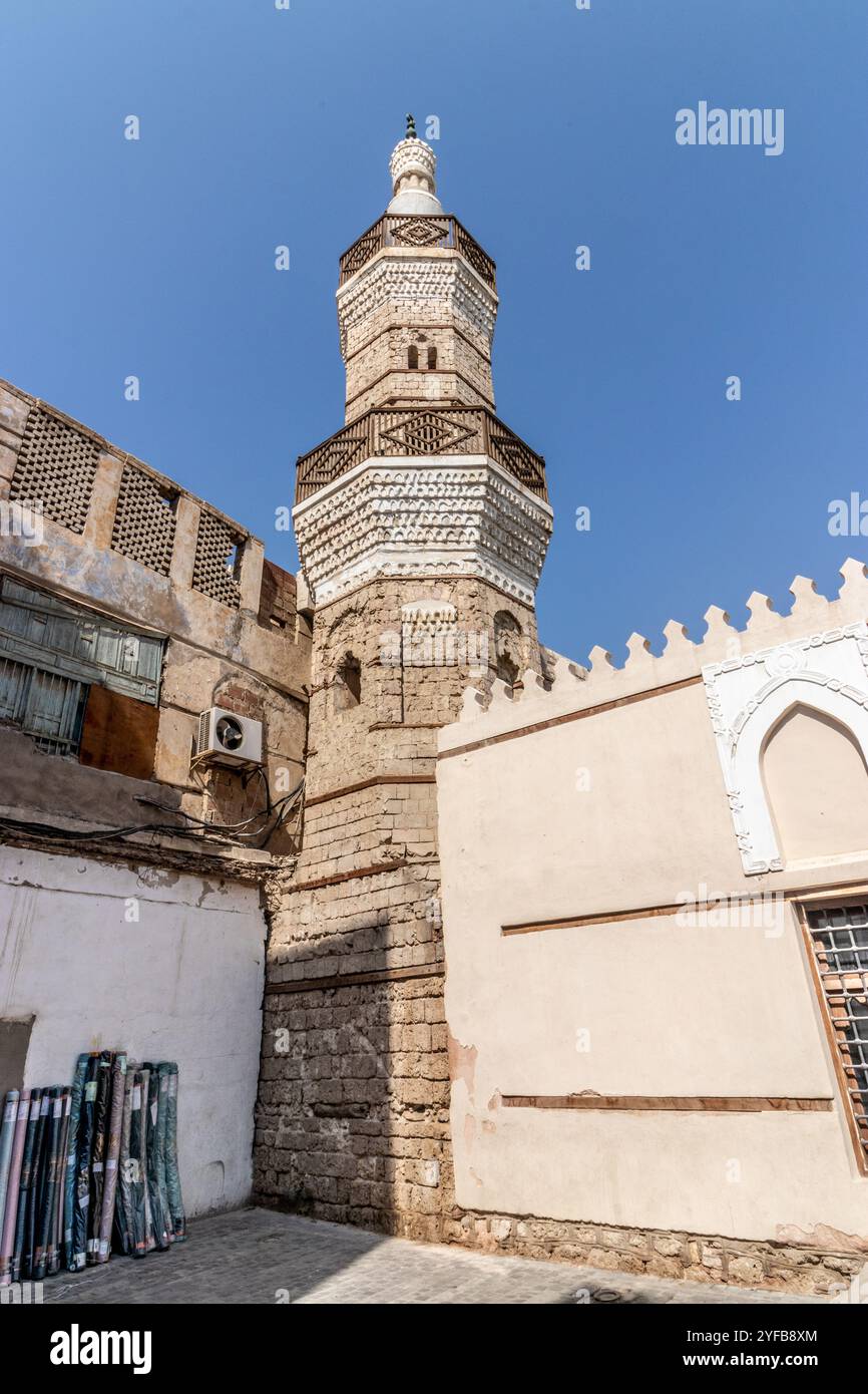 Al Shafi mosque in Al Balad, historic center of Jeddah, Saudi Arabia ...