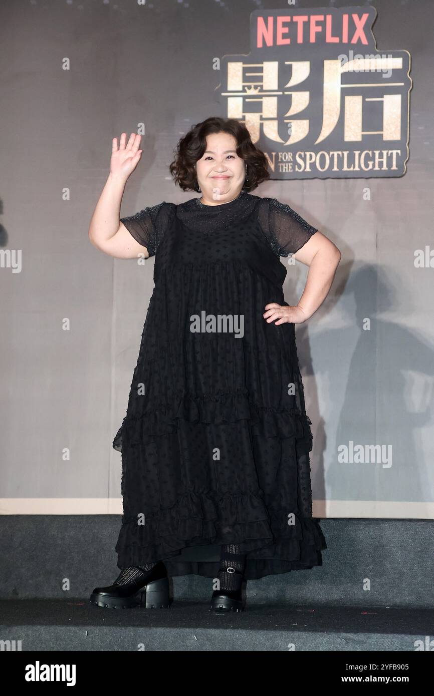 TAIPEI, CHINA - NOVEMBER 4, 2024 - Chinese Taiwanese actress Hsin-ling ...