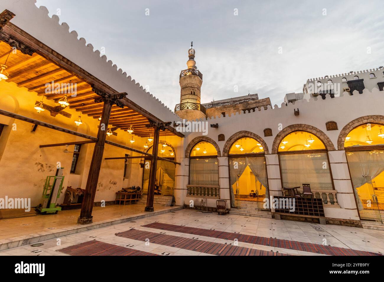 Al Shafi mosque in Al Balad, historic center of Jeddah, Saudi Arabia ...