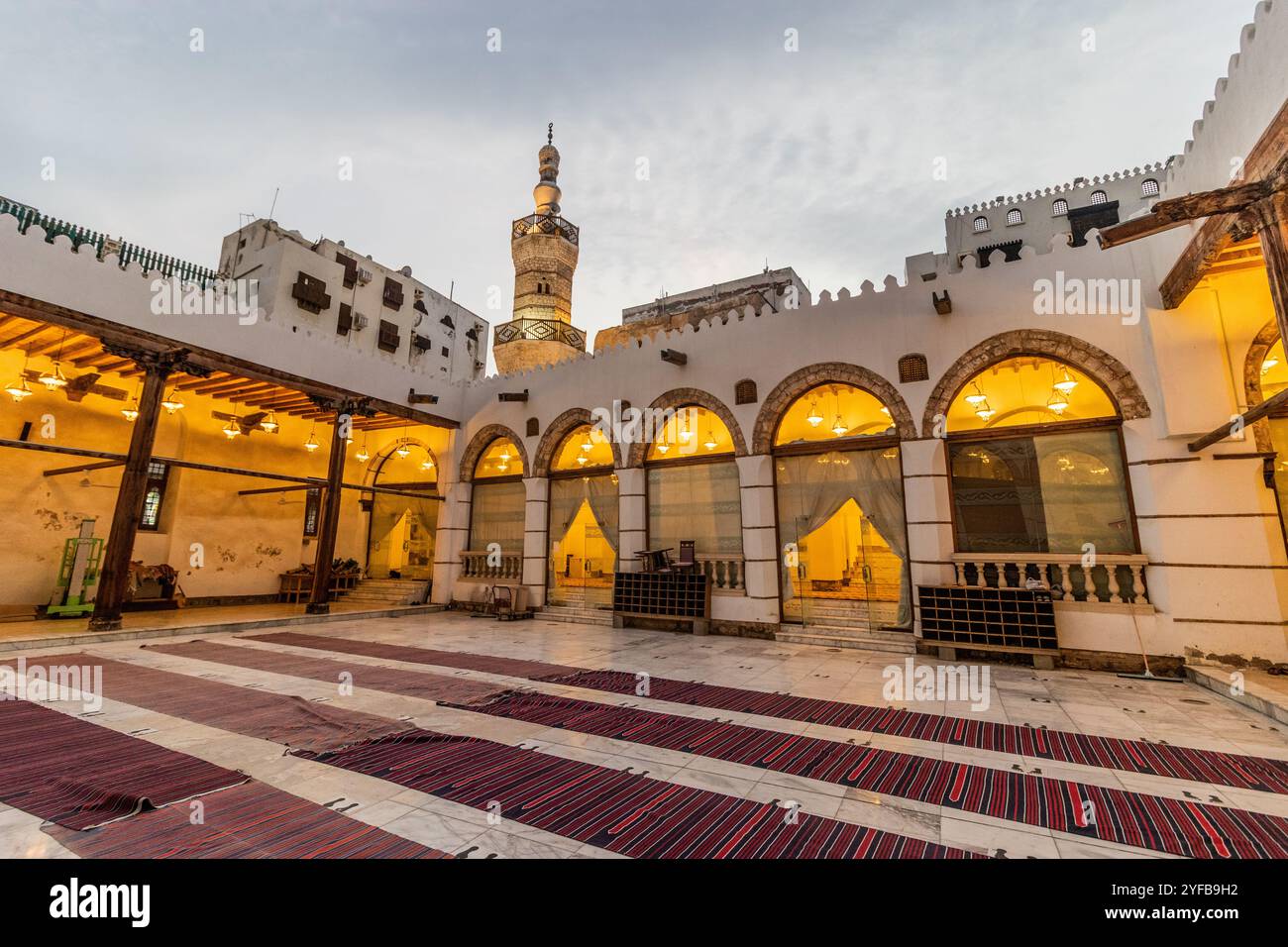 Al Shafi mosque in Al Balad, historic center of Jeddah, Saudi Arabia ...