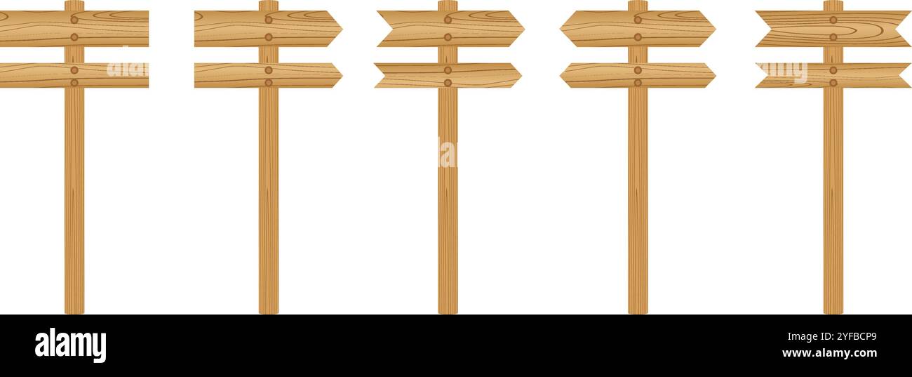Timber pole fence Stock Vector Images - Alamy