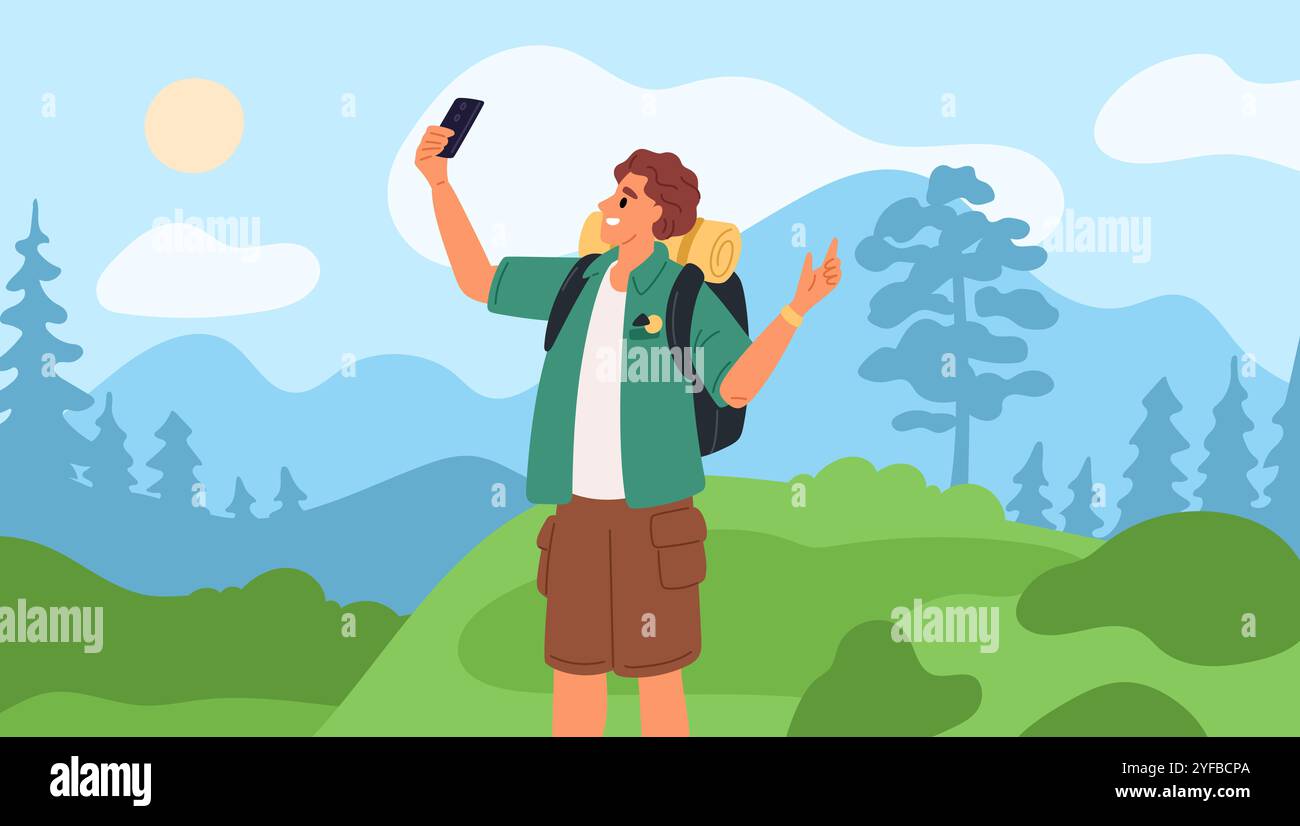 Memorable walk Stock Vector Images - Alamy