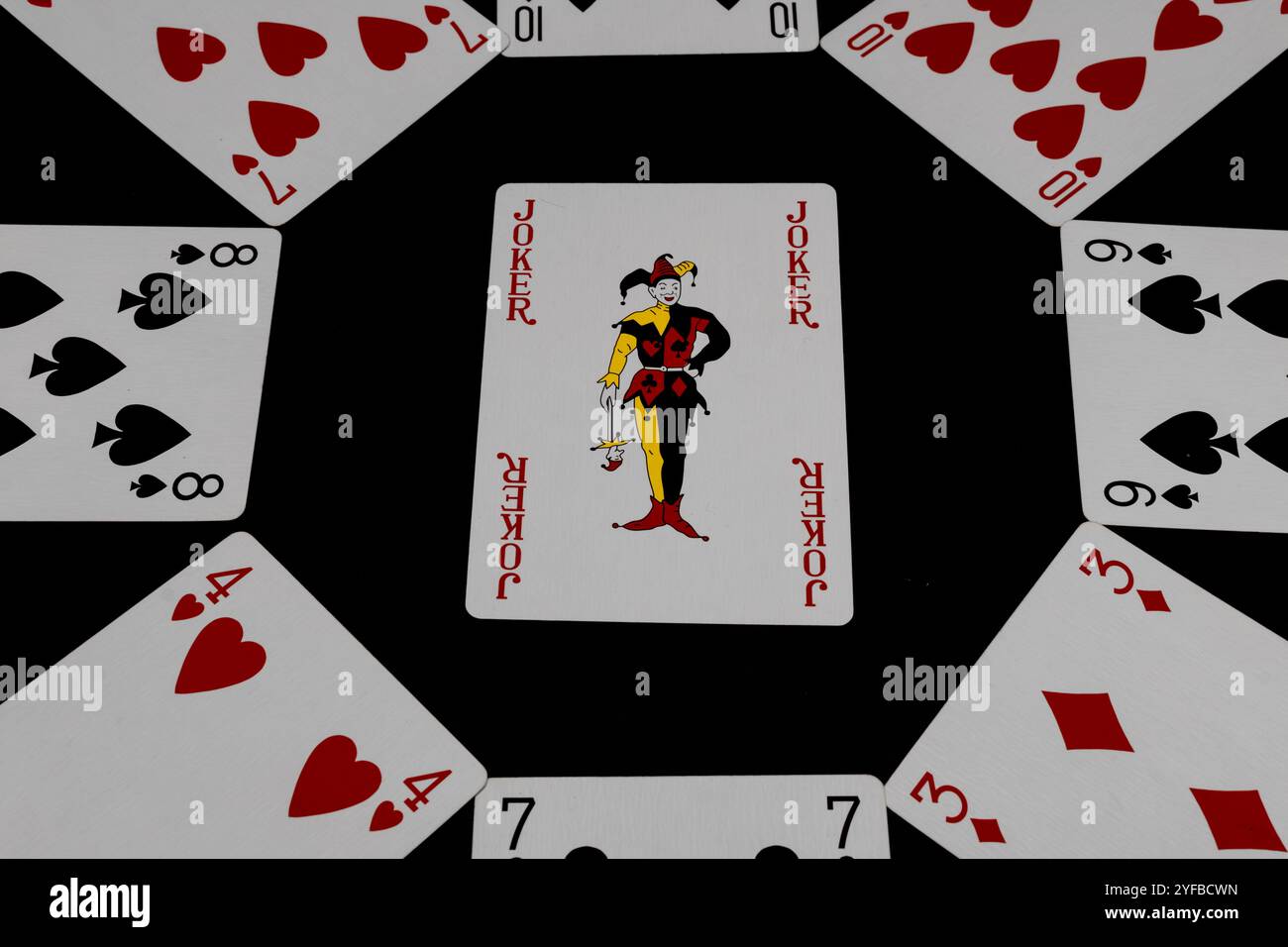 Joker playing cards hi-res stock photography and images - Alamy