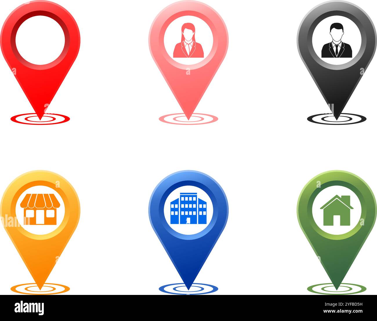 On location office Stock Vector Images - Alamy