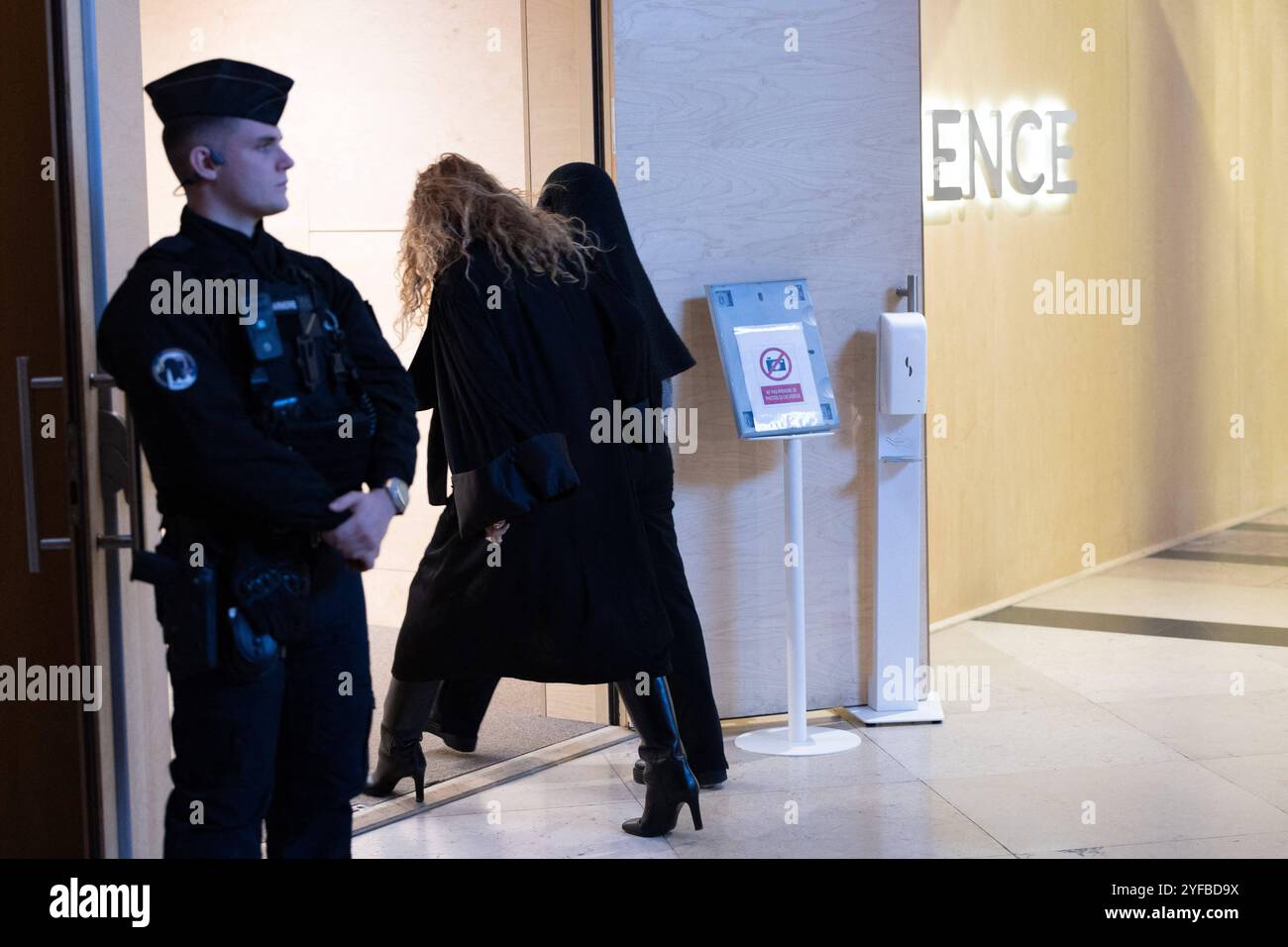 People arrives for the trial of eight adults for the murder of teacher ...