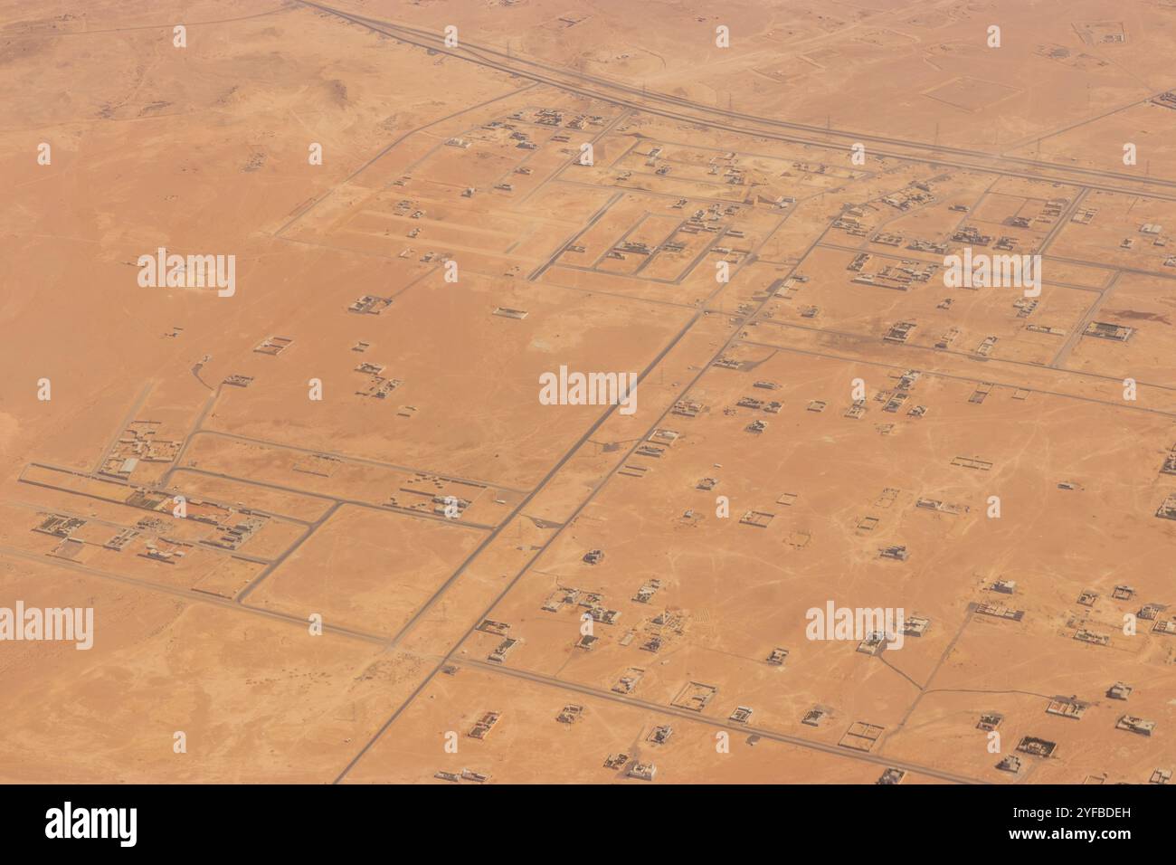 Aerial view of Riyadh suburbs, Saudi Arabia Stock Photo - Alamy