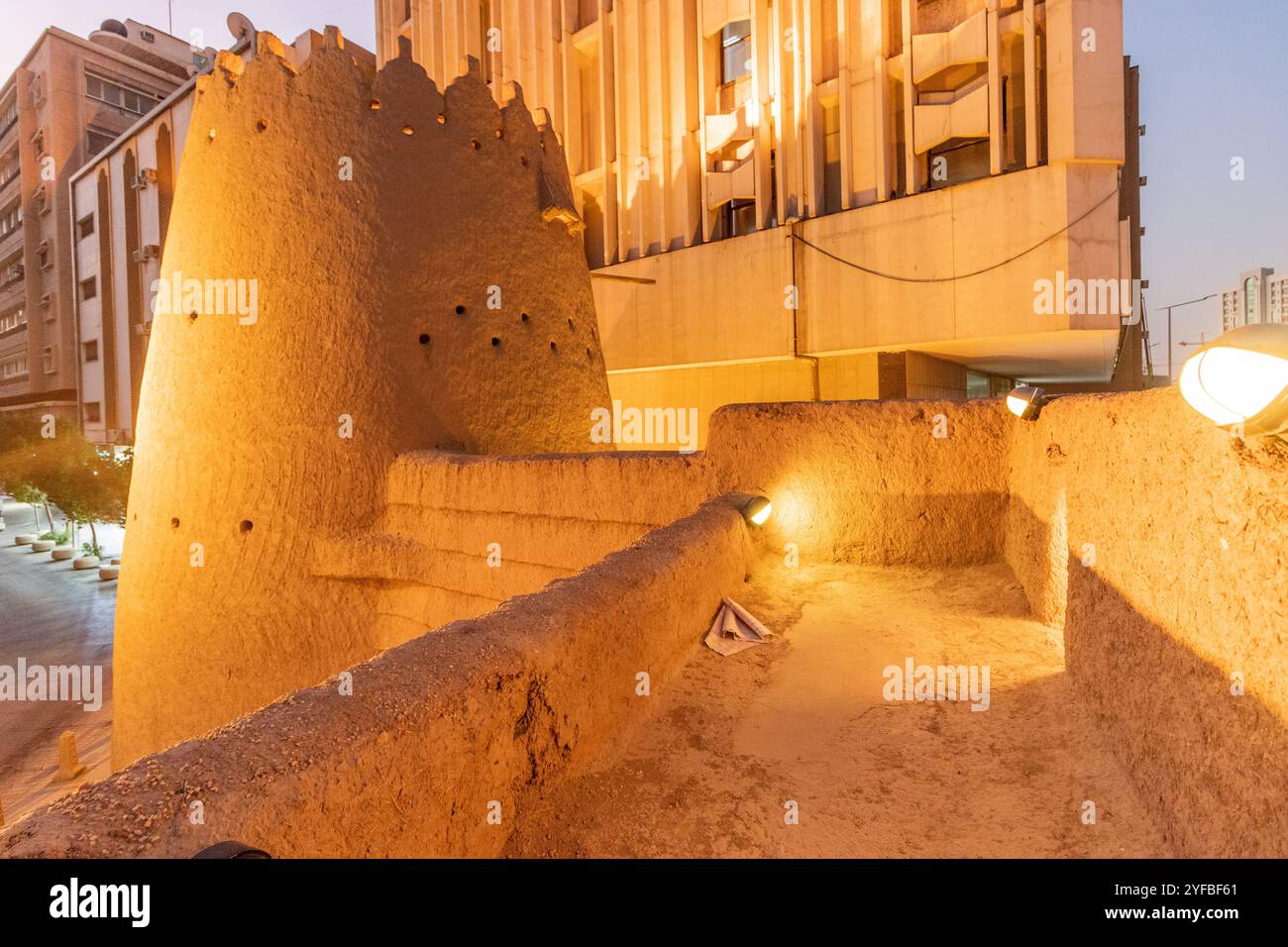 Evening view of Al Thumairi Gate in Riyadh, Saudi Arabia Stock Photo ...