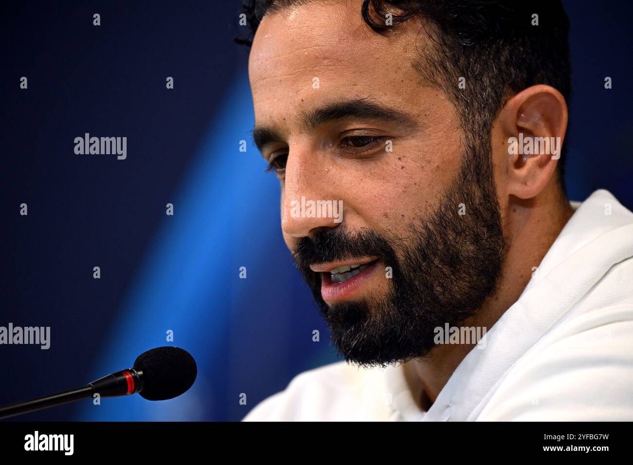 Sporting Lisbon manager Ruben Amorim during a press conference at the ...