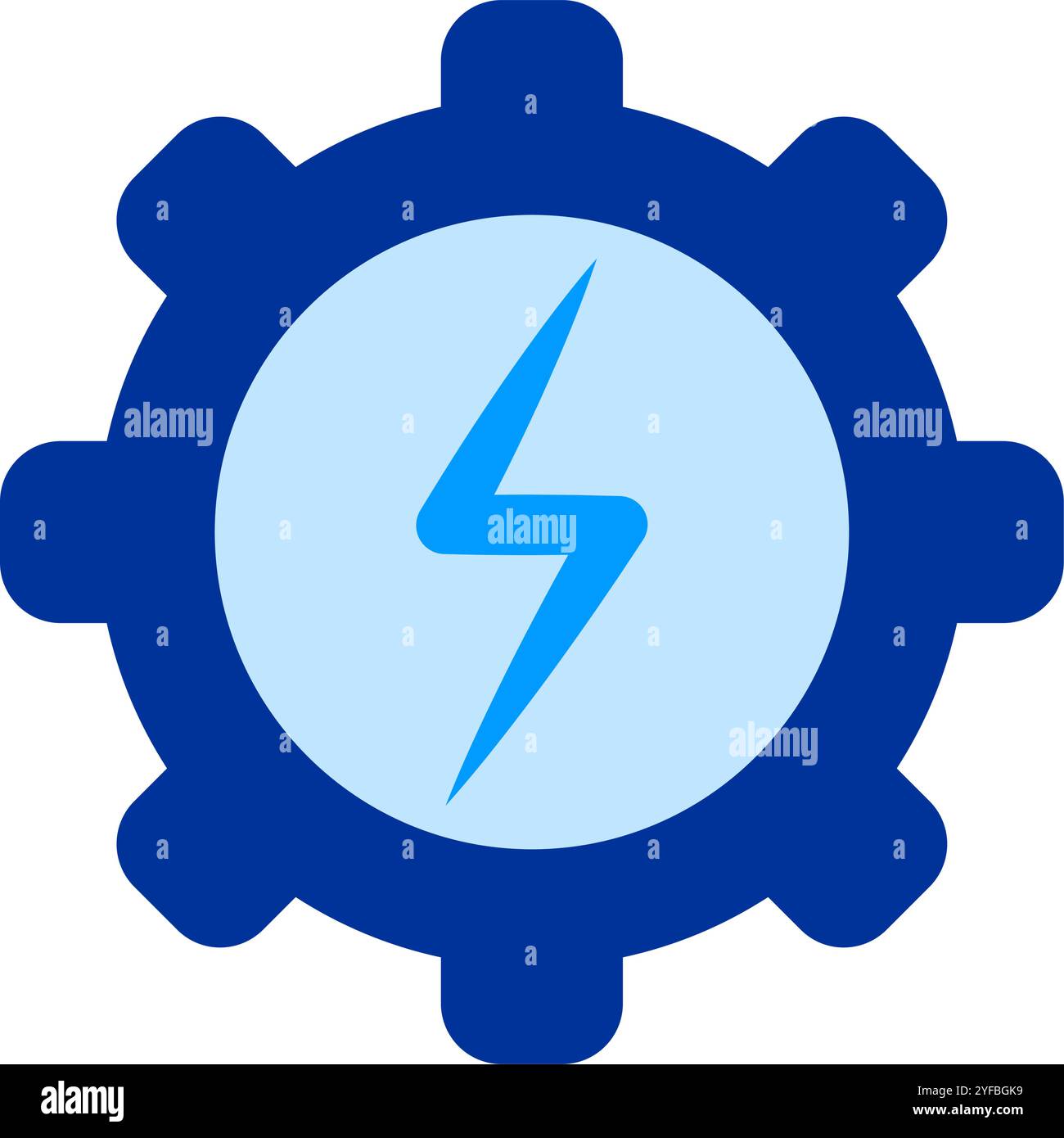 power ray in gear eco alternative energy source Stock Vector Image ...