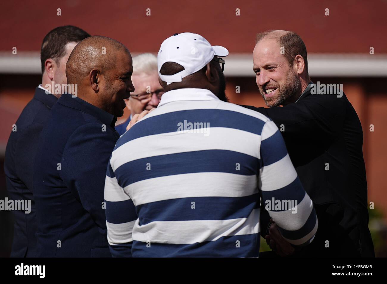 The Prince of Wales meets former Springboks player Tendai Mtawarira ...
