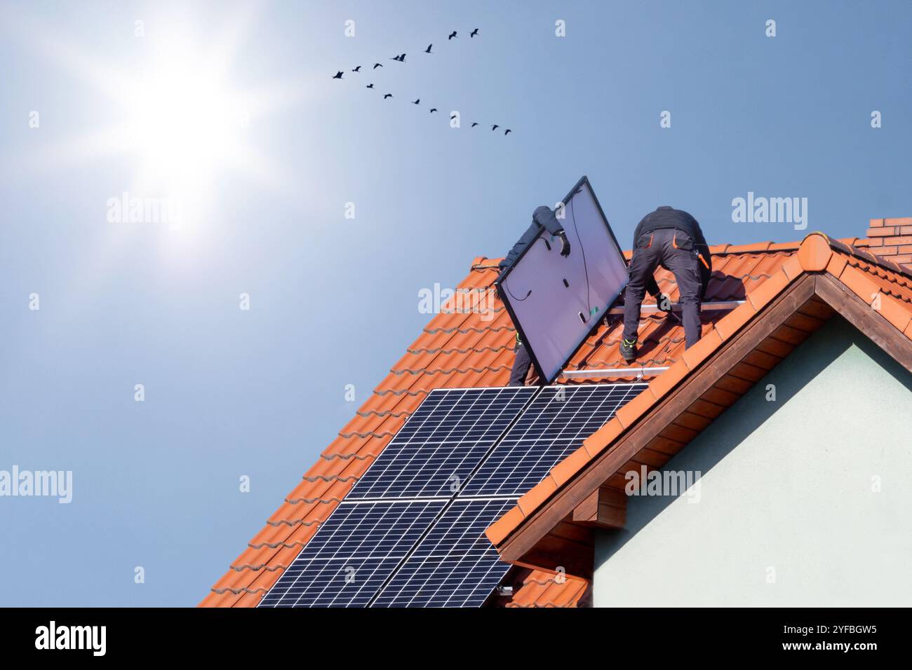 Panel installation hi-res stock photography and images - Alamy