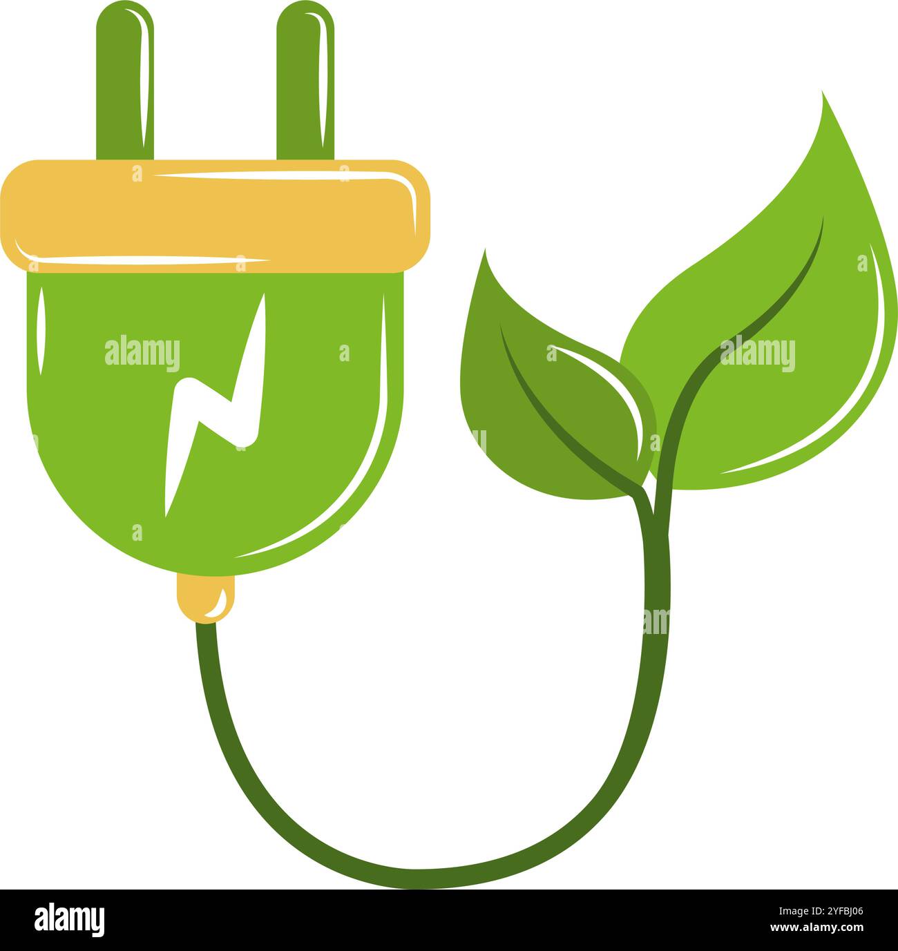 energy plug of bio renewable energy Stock Vector Image & Art - Alamy