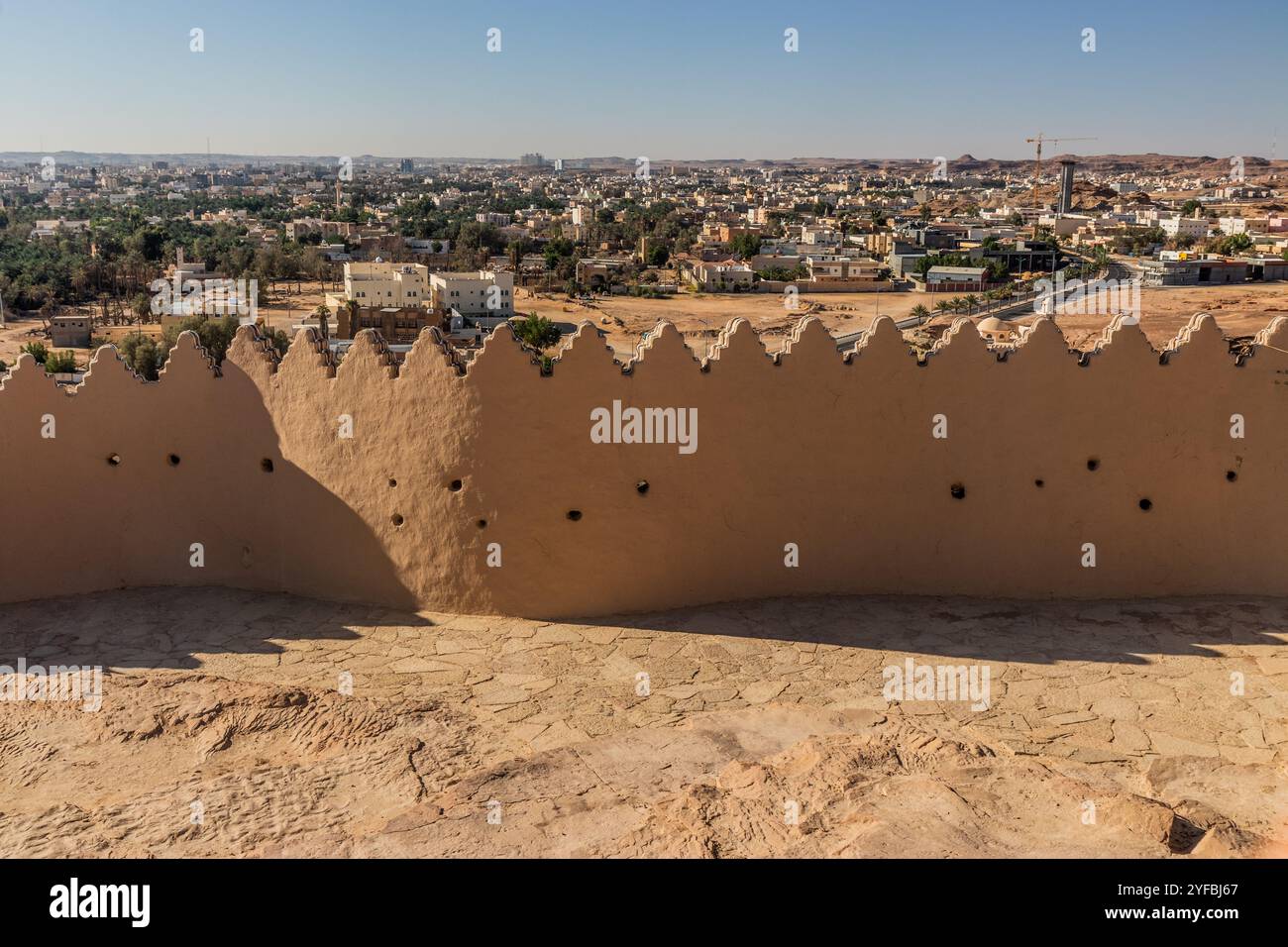 Wall of Zabal (Zaabal) castle in Sakaka, Saudi Arabia Stock Photo - Alamy