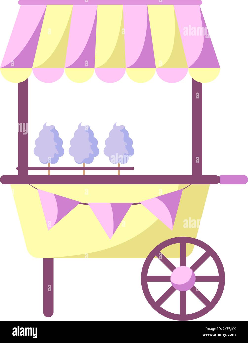 Selling street sweet Stock Vector Images - Alamy