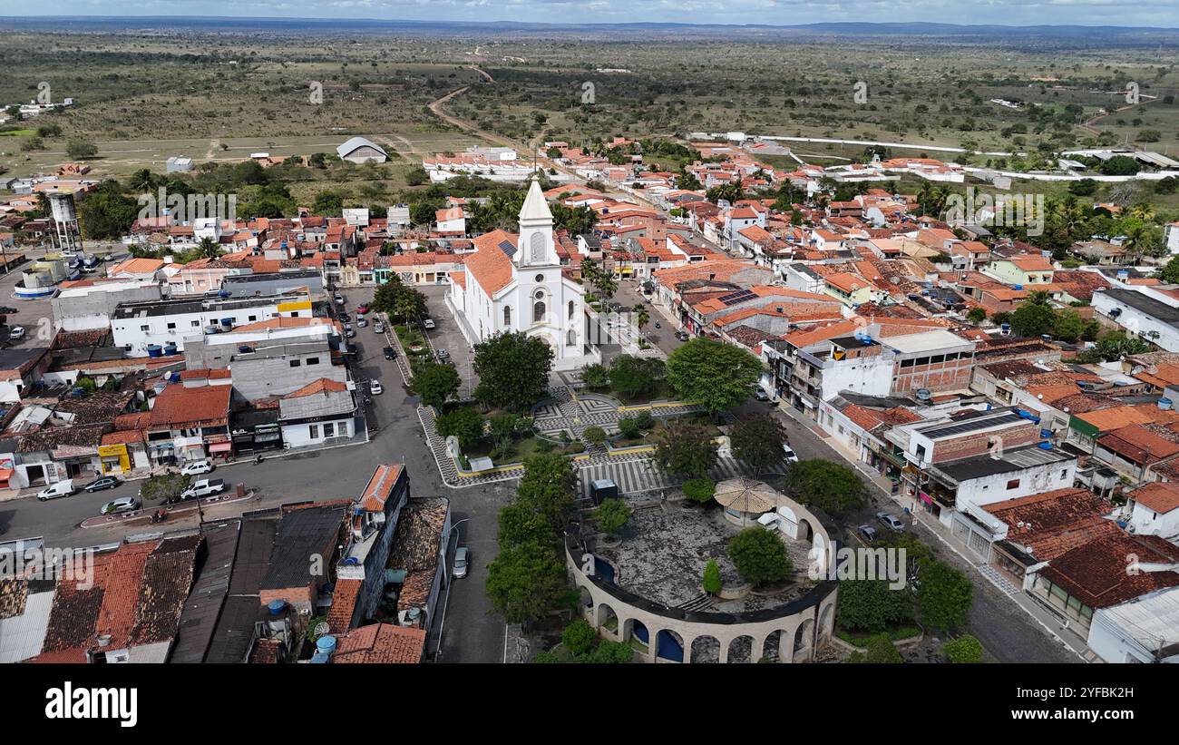 santa barabara, bahia, brazil - september 14, 2024: Aerial view of the ...
