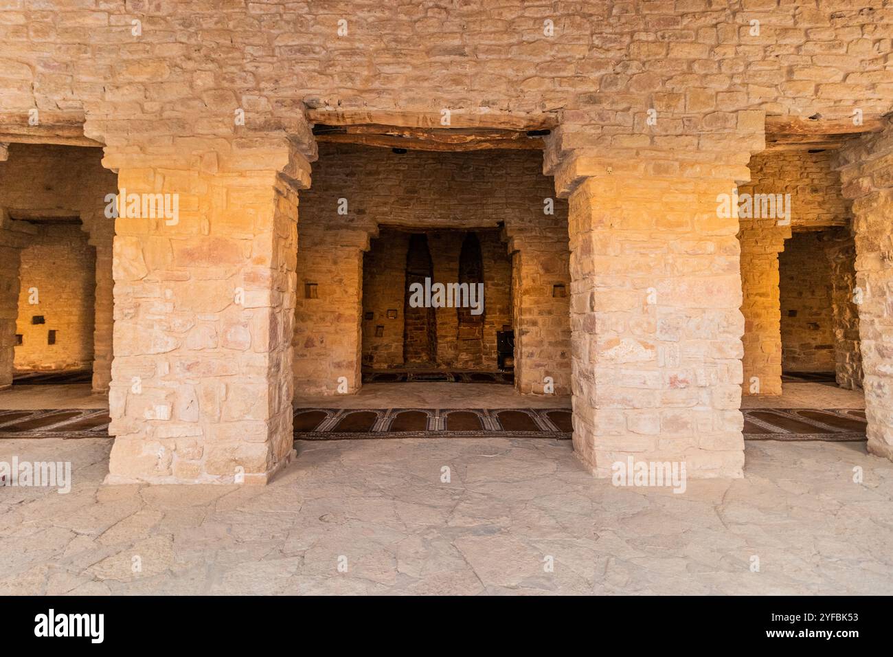 Ancient Umar (Omar) mosque in Dumat al Jandal, Saudi Arabia Stock Photo ...