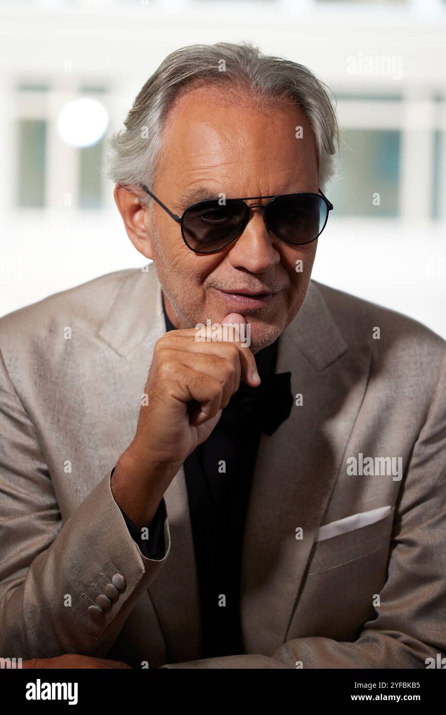 Andrea Bocelli appears during a portrait session on Monday, Oct. 28 ...
