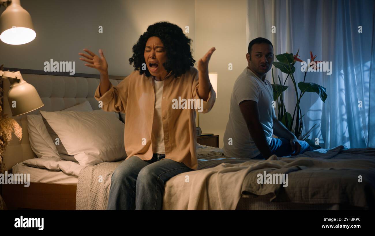 Couple family relationship problem conflict misunderstanding quarrel ...