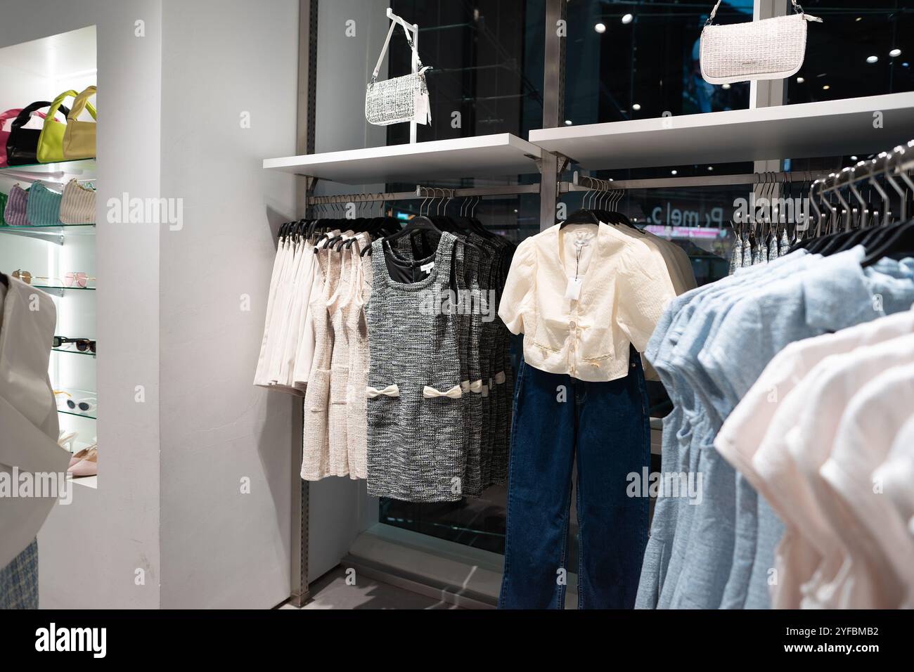 BANGKOK, THAILAND - OCTOBER 26, 2023: interior shot of Pomelo store in ...