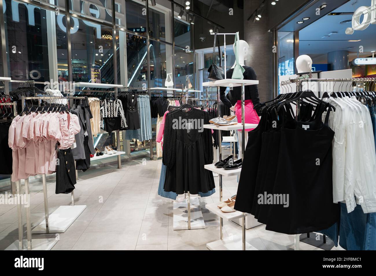 BANGKOK, THAILAND - OCTOBER 26, 2023: interior shot of Pomelo store in ...