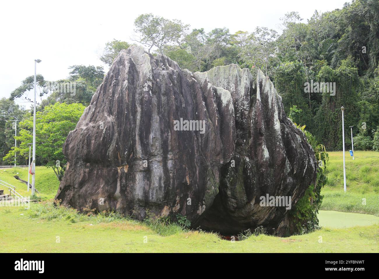 salvador, bahia, brazil - october 18, 2024: view of Pedra de Xango park ...