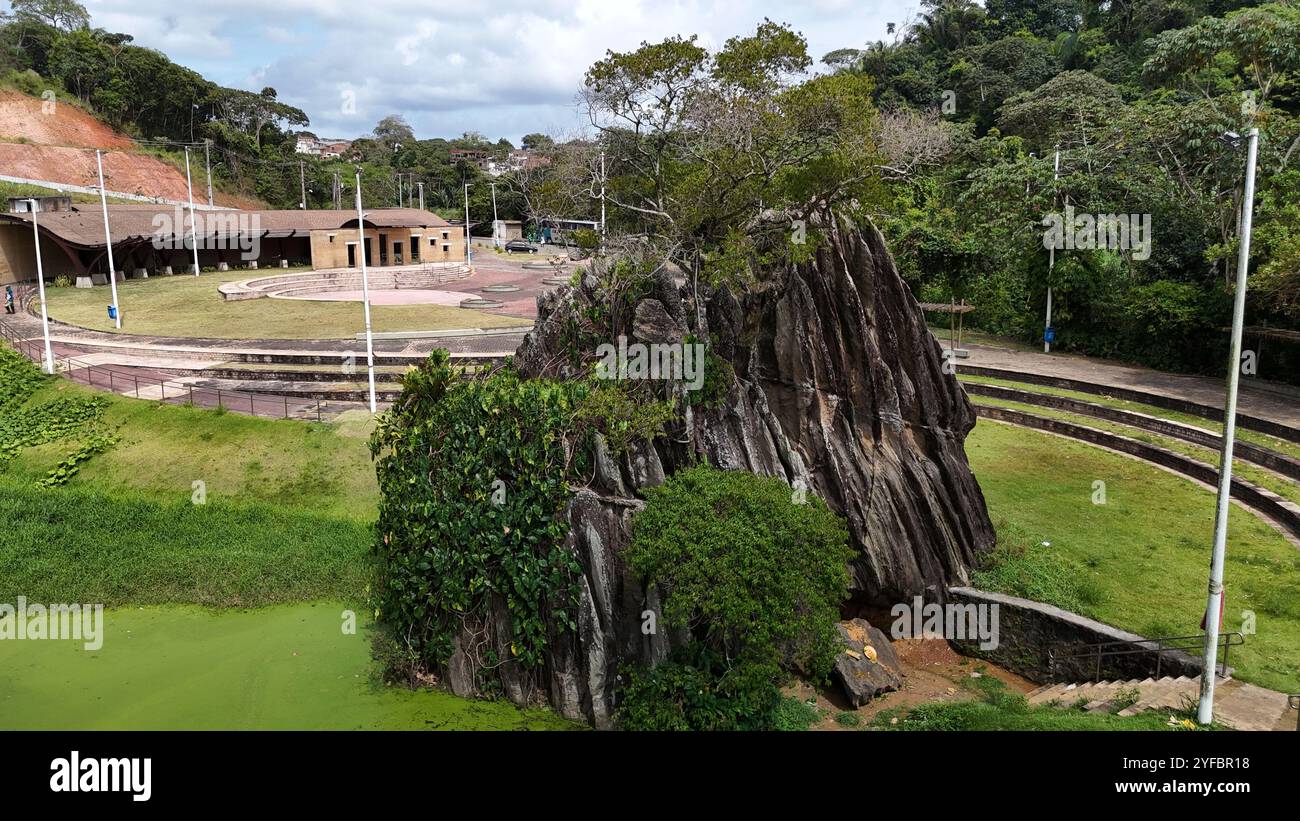 salvador, bahia, brazil - october 18, 2024: view of Pedra de Xango park ...