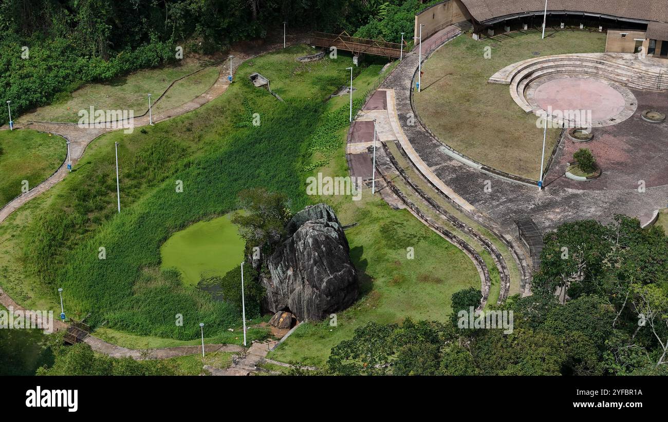 salvador, bahia, brazil - october 18, 2024: view of Pedra de Xango park ...