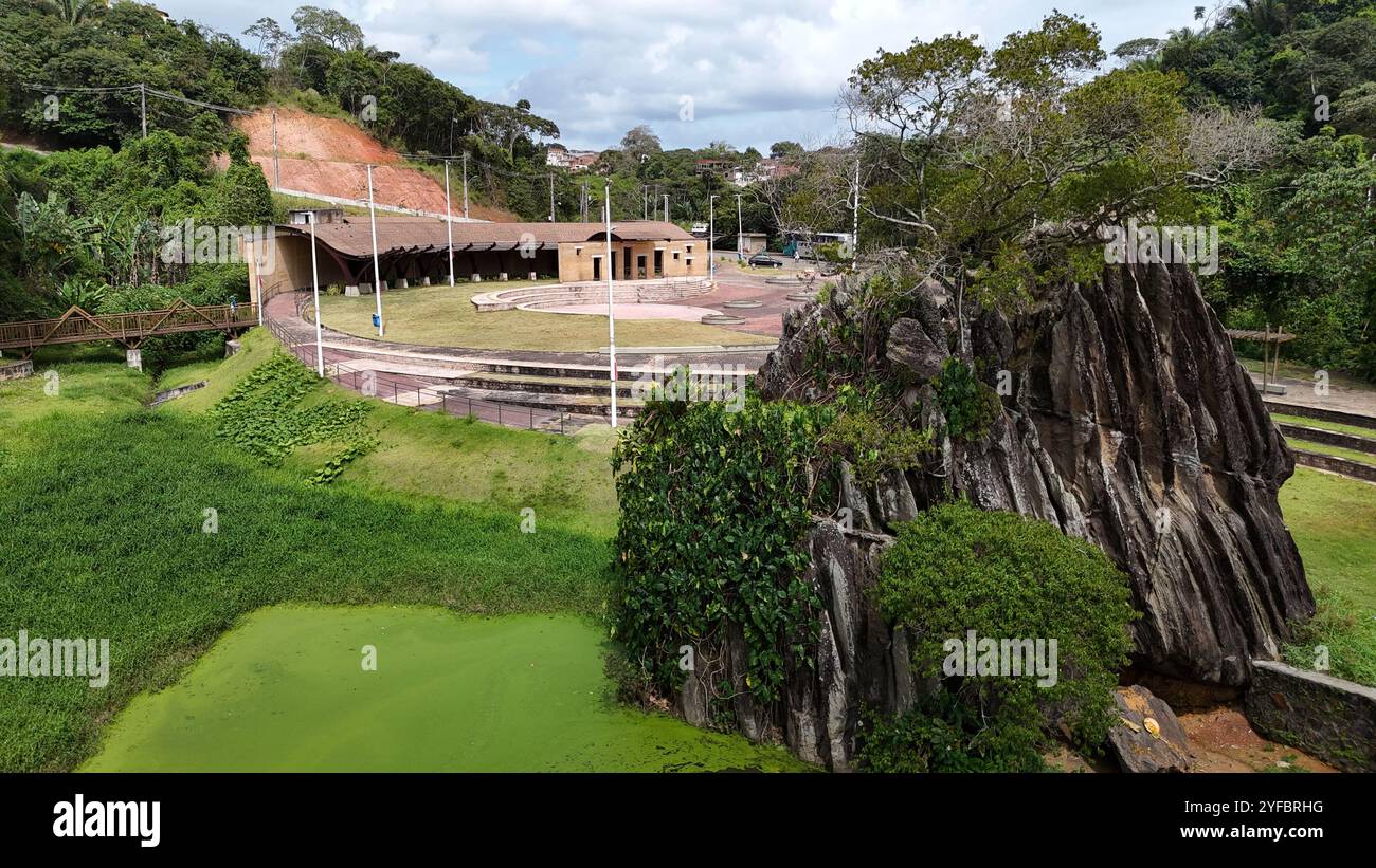 salvador, bahia, brazil - october 18, 2024: view of Pedra de Xango park ...